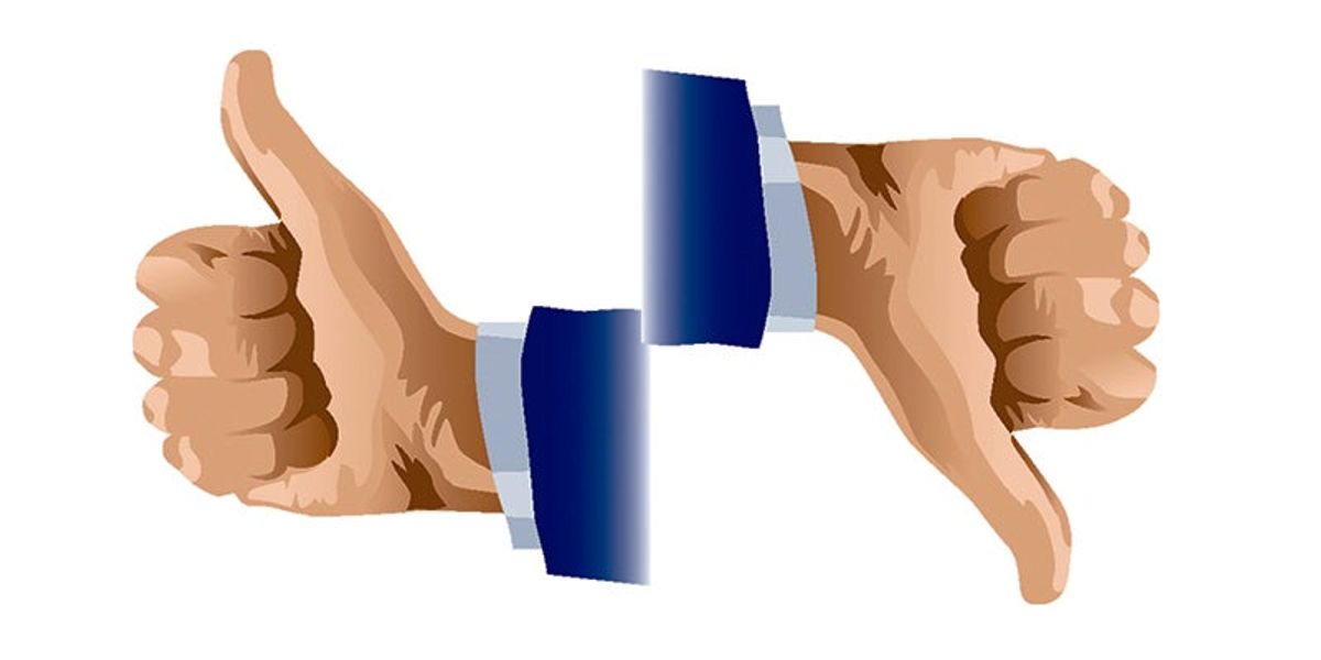 Thumbs up, Thumps down