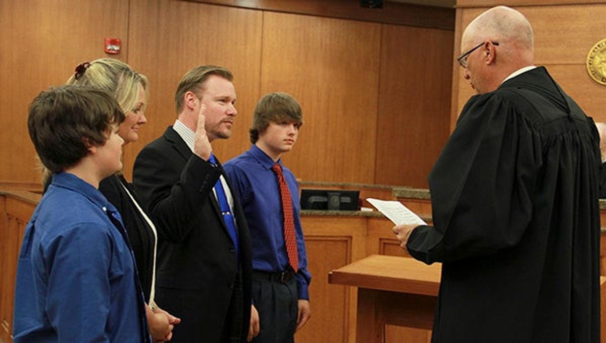 Siefken sworn in as Mower County judge