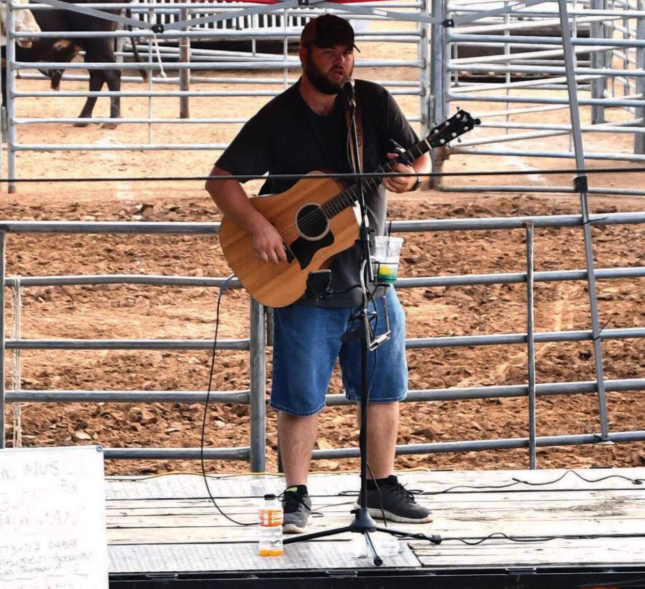 Glen Thurman Performs At Ripley County Fair