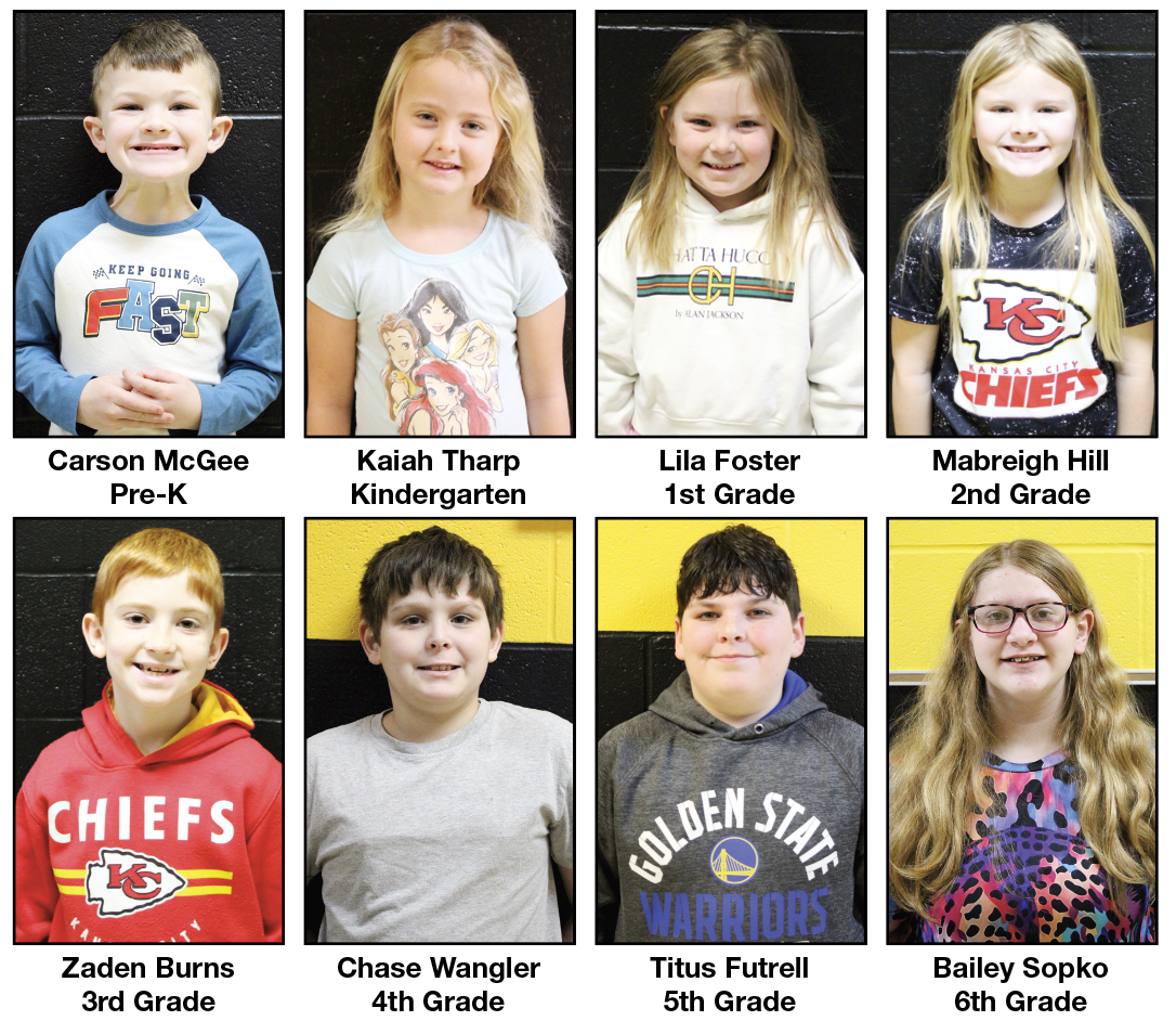 Naylor Elementary School Students Of The Month For February