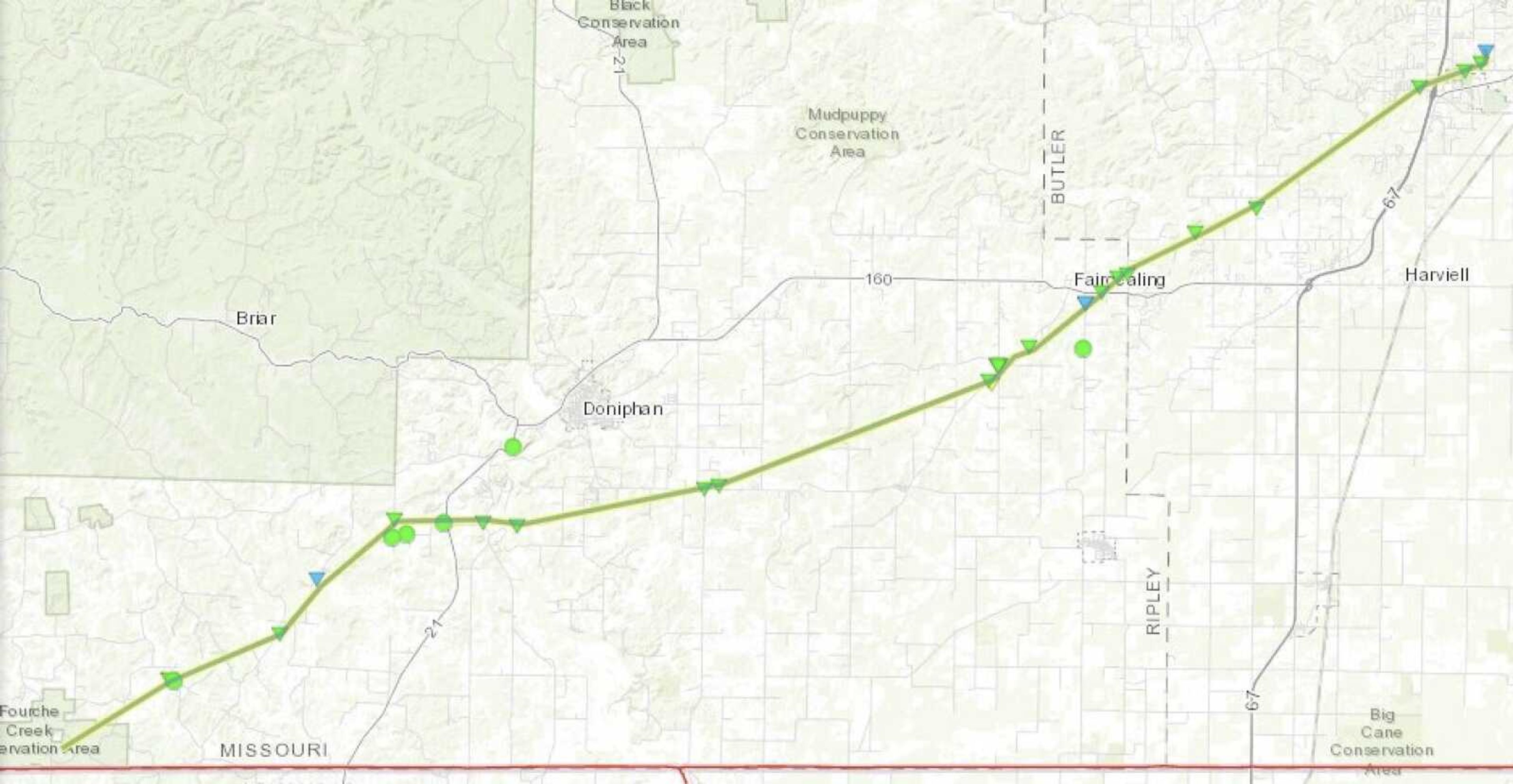 EF-2 tornado caused 39 miles of damage in Ripley, Butler cou...