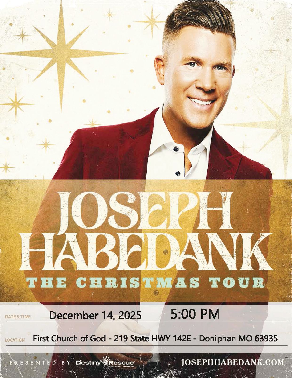 Hear Christian artist Joseph Habedank Dec. 14