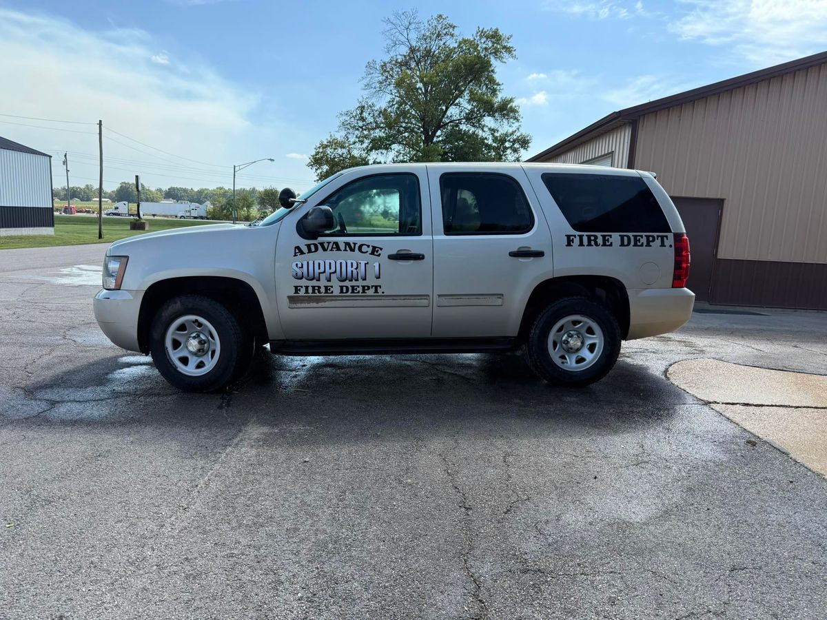 Advance Fire Department receives retired sheriff’s vehicle to support ...