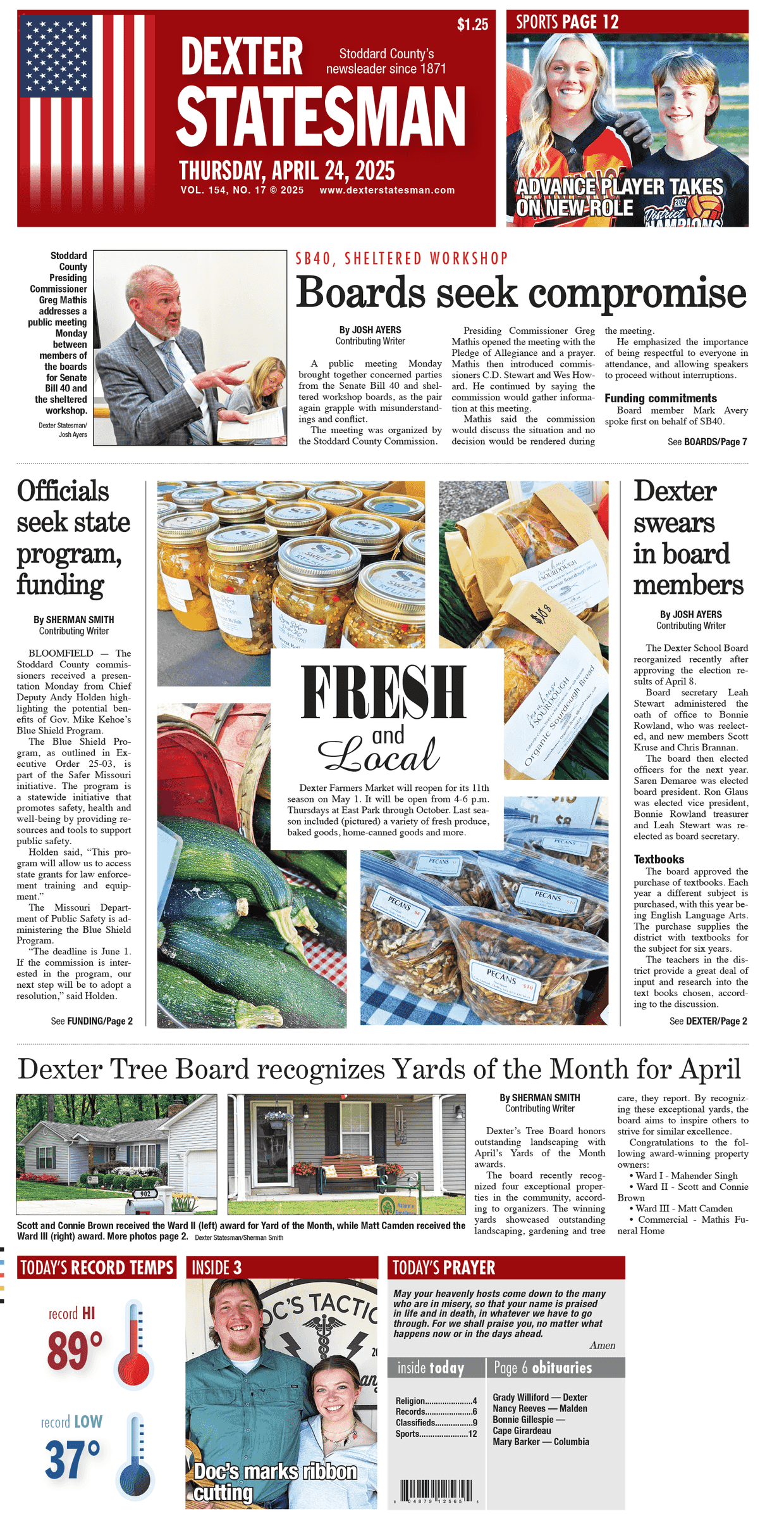 The latest E-Edition News, Stories, and Articles | Dexter Statesman.