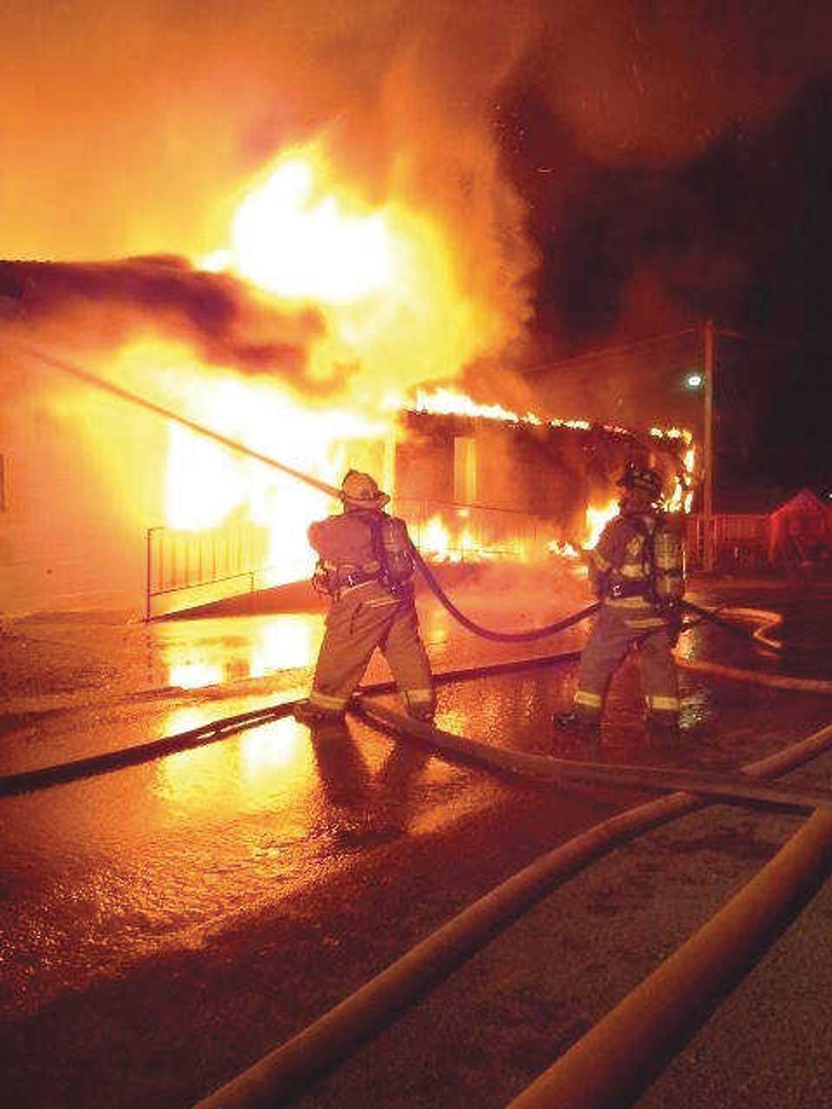 Fire destroys former Bloomfield PD