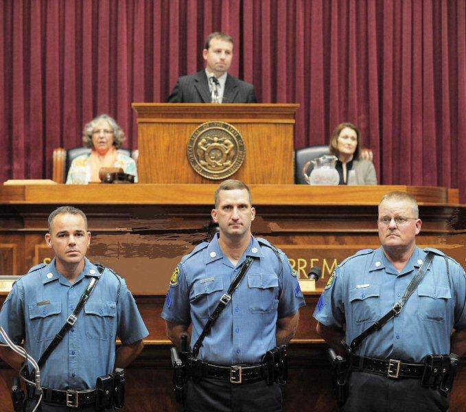 3 Troop E patrolmen honored as "Outstanding Missourians