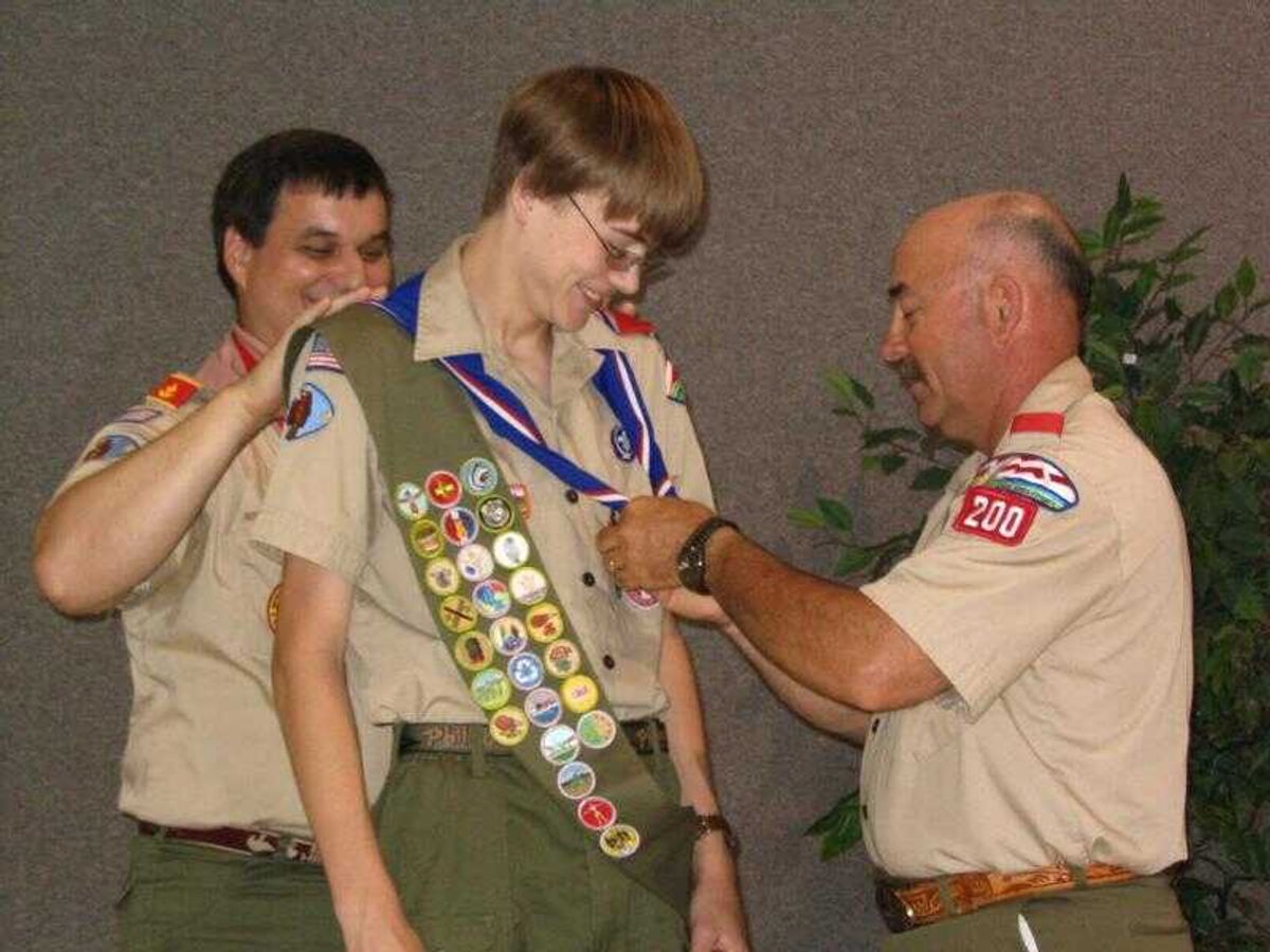 Gillespie earns Eagle Scout rank
