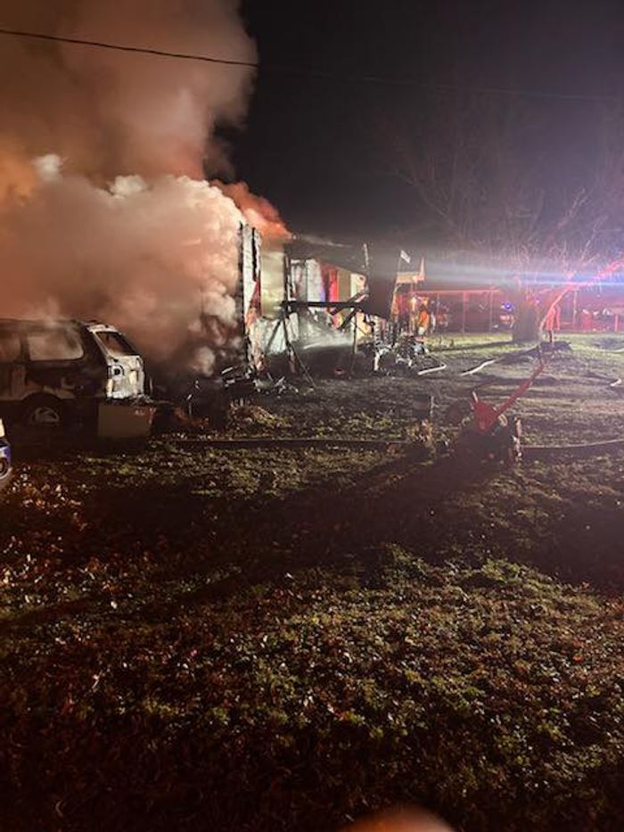 Advance firefighters assist Bell City department with New Year's Day s...