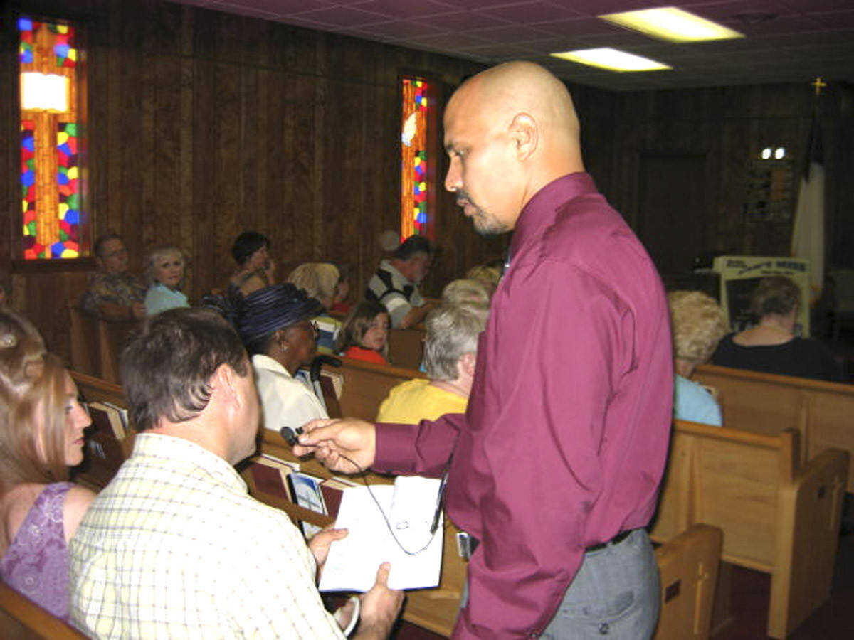 A "fired up" Perkins Baptist Church doubles in size