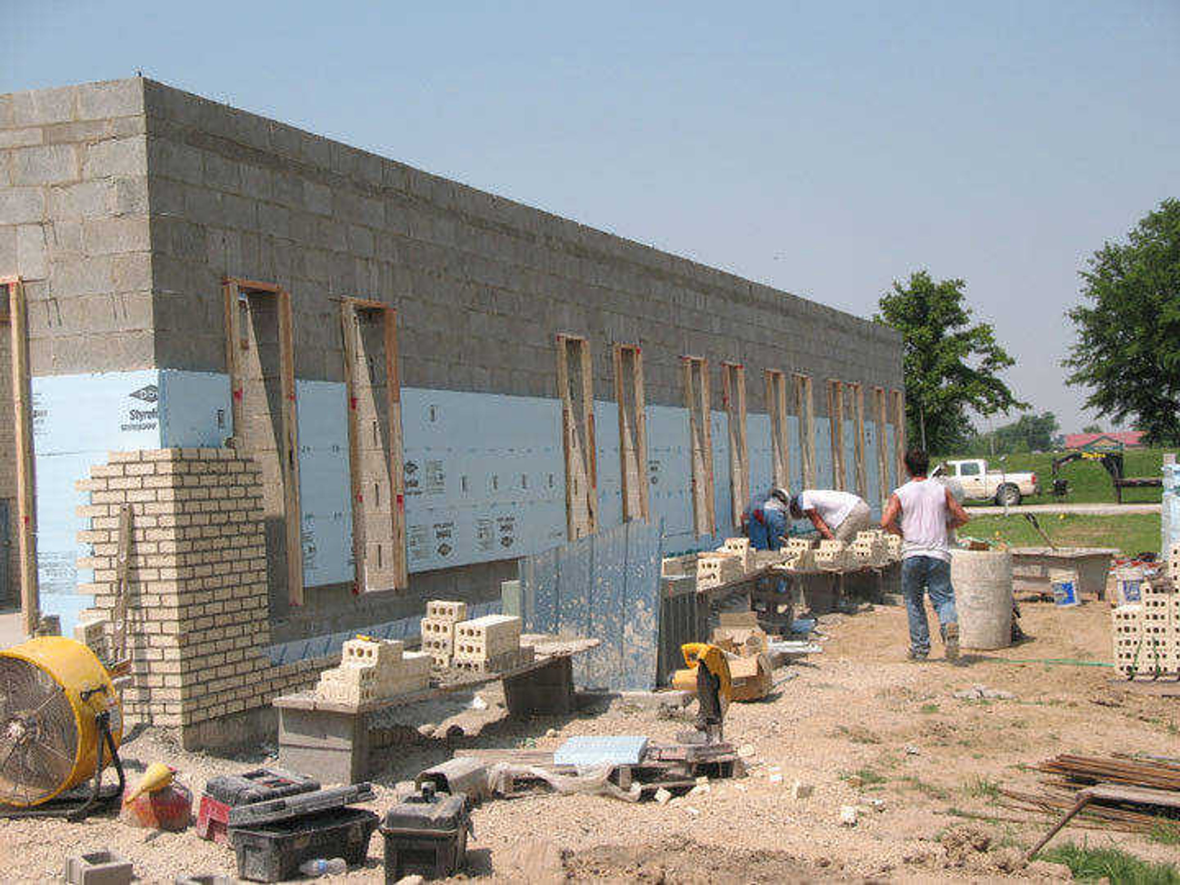 Construction gets underway on expansion at Dexter Police Department B...