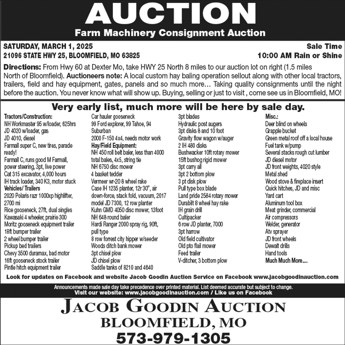 Goodin Auction