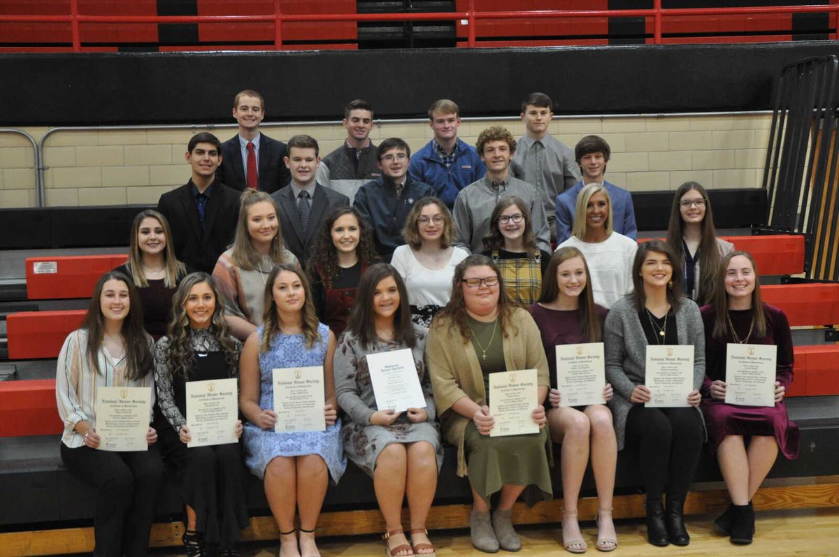 Dexter High School inducts newest members into the National Honor Soci...