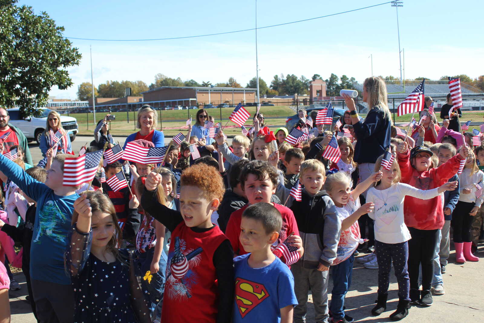 Southwest students salute two veterans on Vetrans Day