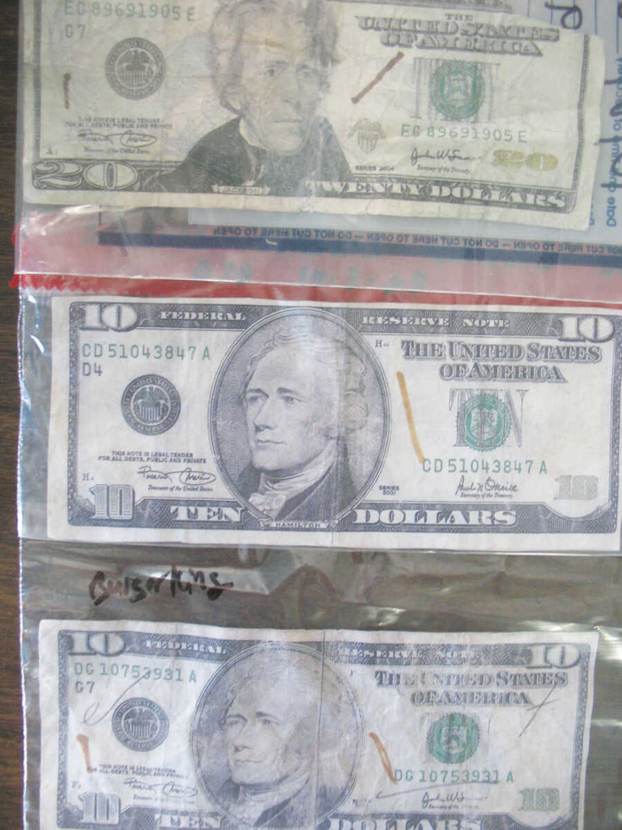 Counterfeit bills circulating in area