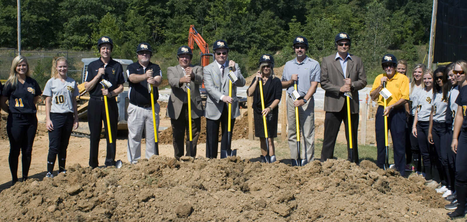 Three Rivers breaks ground on softball clubhouse