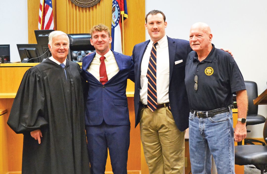 Bell City native Chase Dembowski sworn in as Stoddard County assistant...
