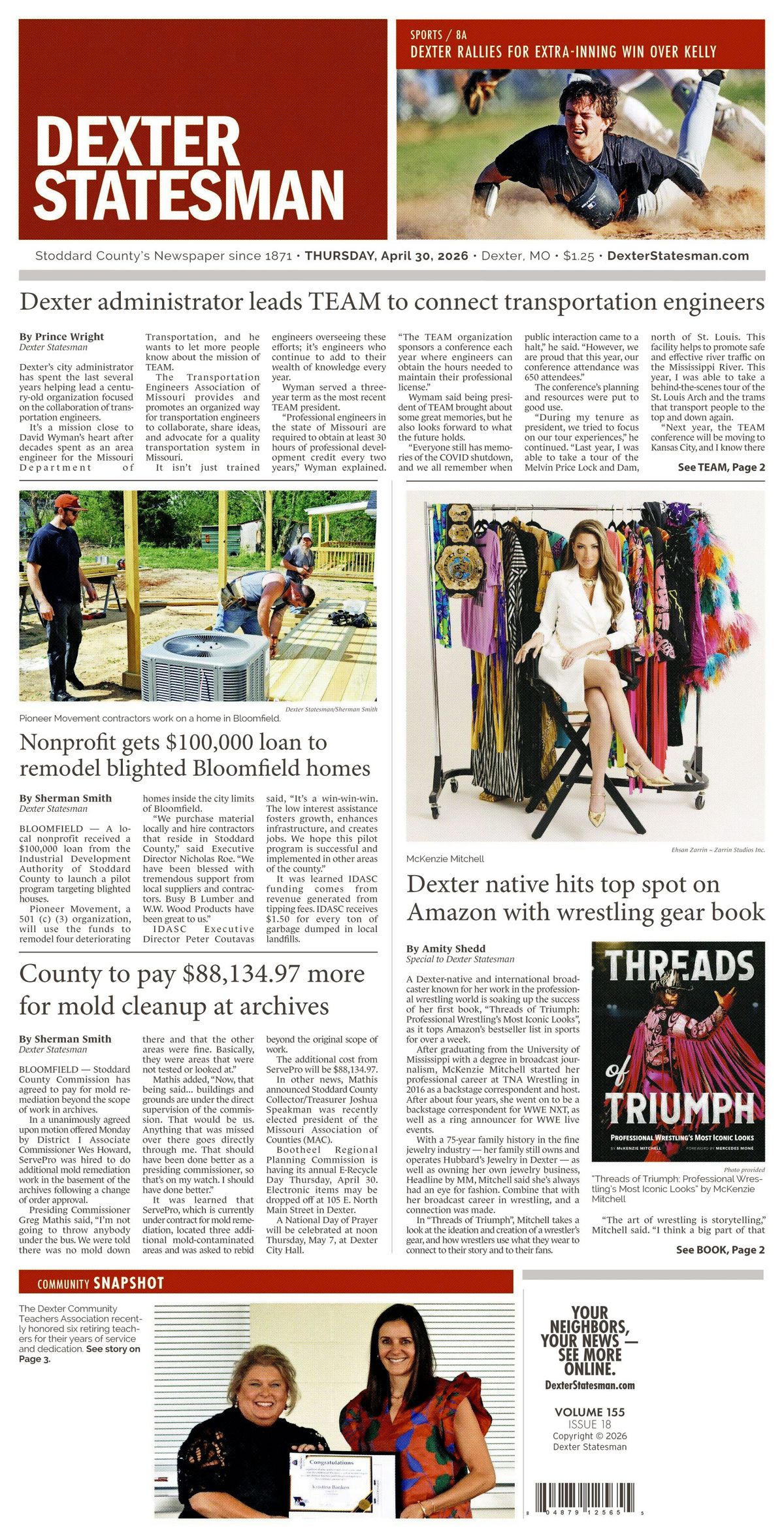 Thursday, April 30, 2026, E-Edition