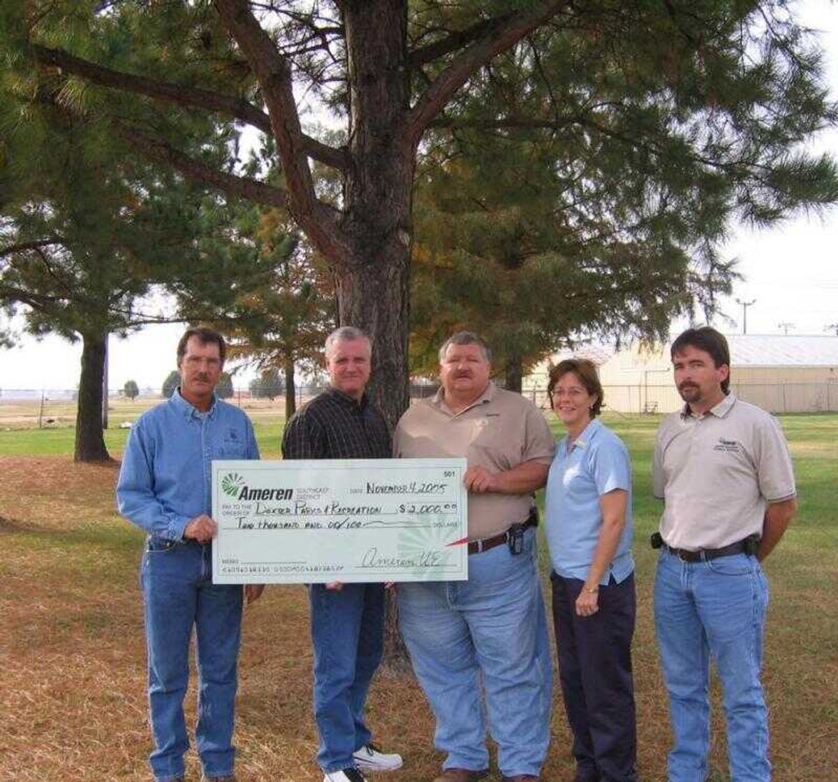 Parks Department receives grant from AmerenUE