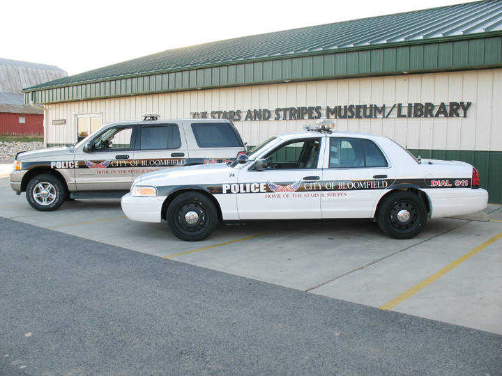 Bloomfield PD receives new cars, bikes