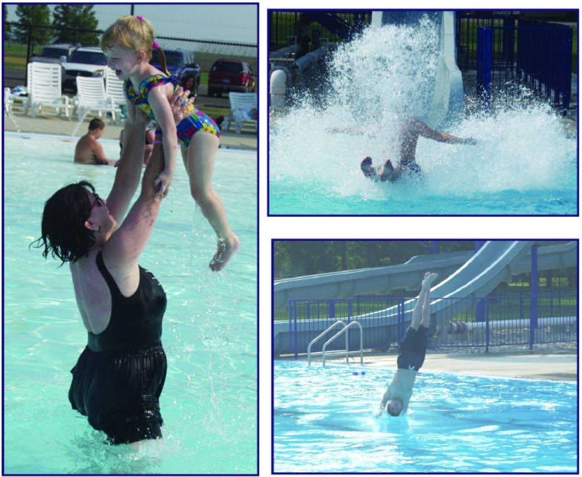 Summer's last splashes at the Aquatic Center