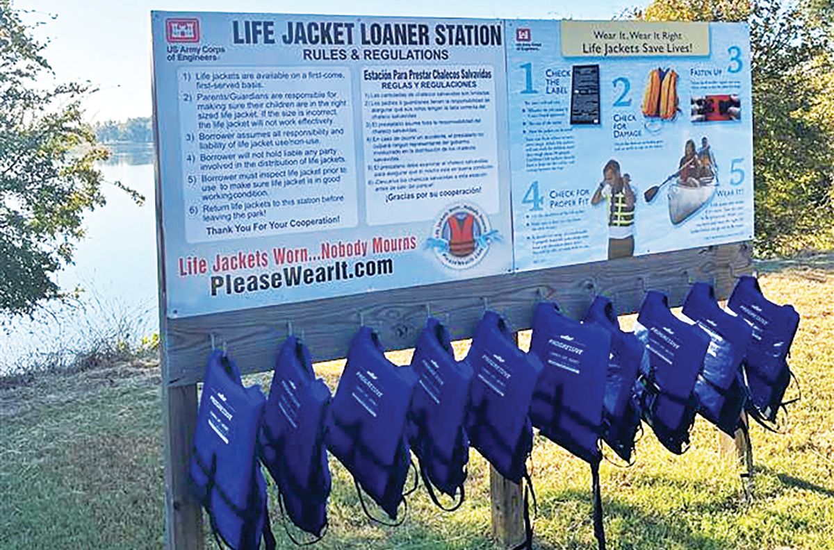 Life jacket loaner program aims to reduce drownings at USACE recreatio...