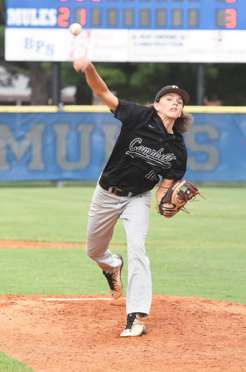 Campbell at Bernie baseball