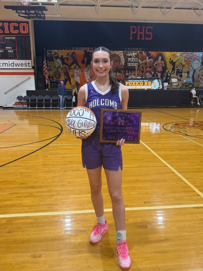 Holcomb's Ava Gurley joins 1,000-point club