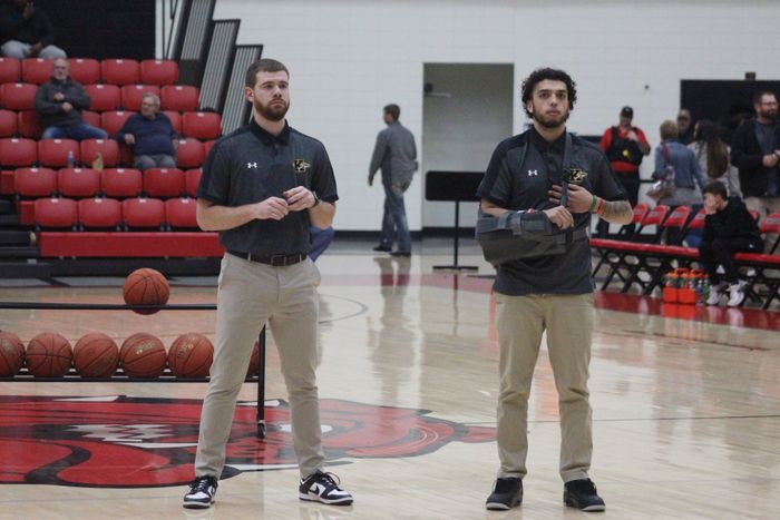 Former Kennett basketball assistant coach Hayden Thomas shin...