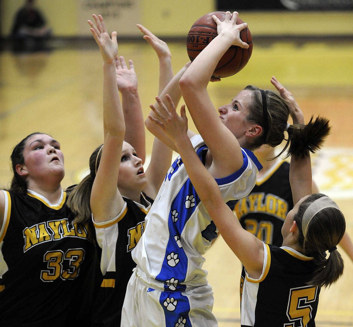 Class 1 girls and boys, Class 2 girls quarterfinal basketbal...