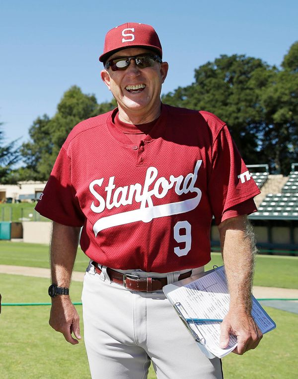 Former Stanford baseball coach Mark Marquess, who won 2 College World ...
