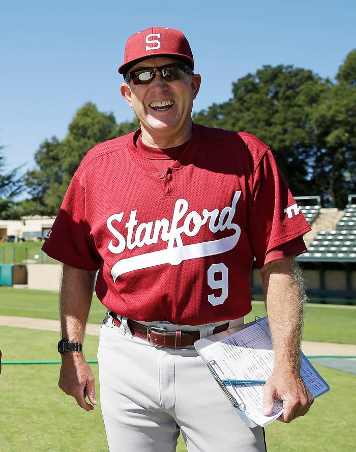 Former Stanford baseball coach Mark Marquess, who won 2 College World ...