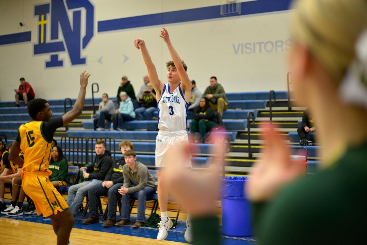 Kolton Johnson shatters school record as Notre Dame crushes Malden