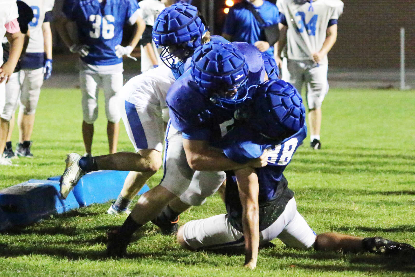 Portageville football midnight practice