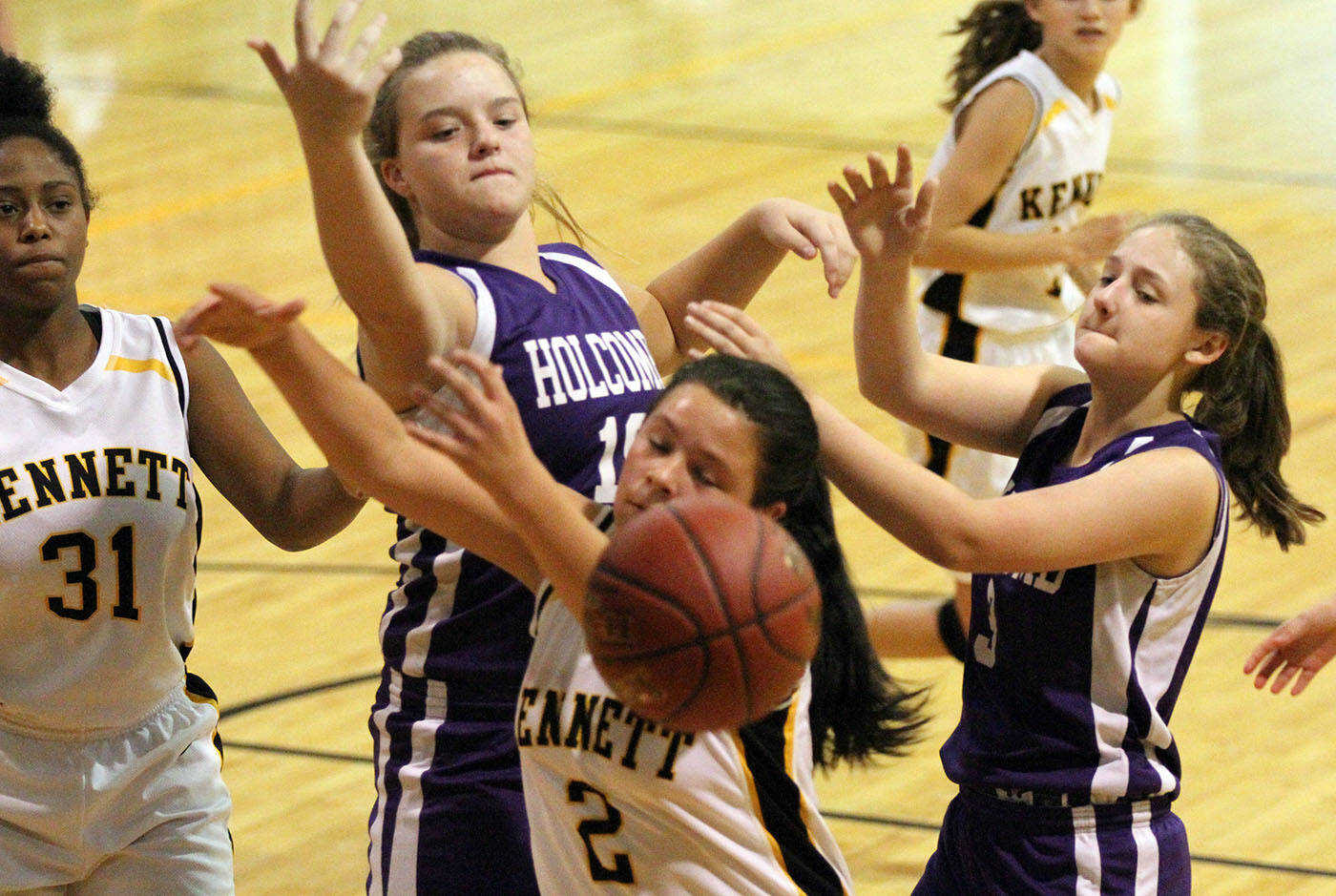 Kennett vs. Holcomb middle school girls basketball