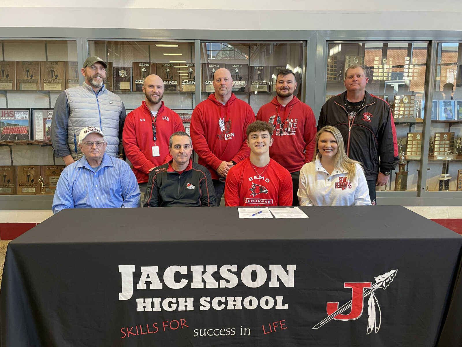 Jackson FB coach provides literal and figurative support of newest SEM...