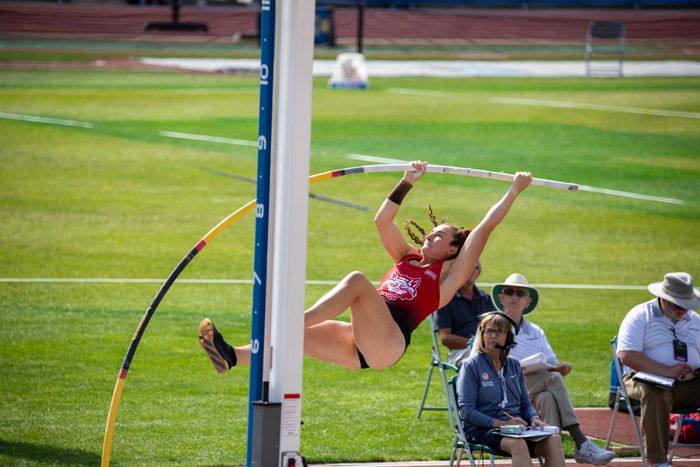 A-State pole vaulter, Notre Dame grad Carly Pujol earns NCAA...