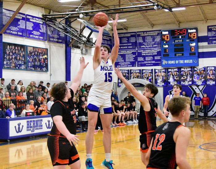 Photo gallery: Puxico vs. Bernie boys basketball, Jan. 23