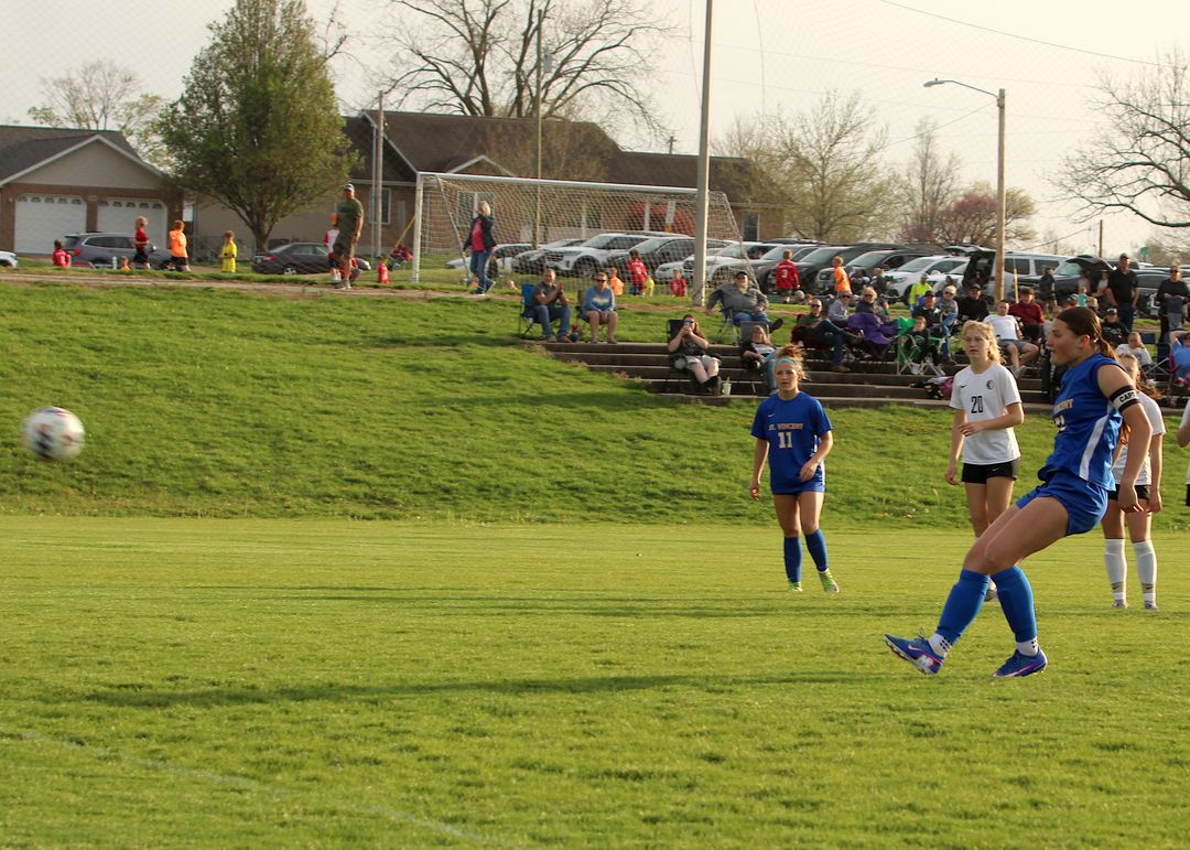 St. Vincent's Lana Adams becomes girls soccer all-time goals leader