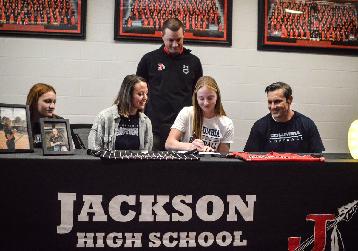 Jackson softball standout Ashlyn Dawes signs with Columbia College