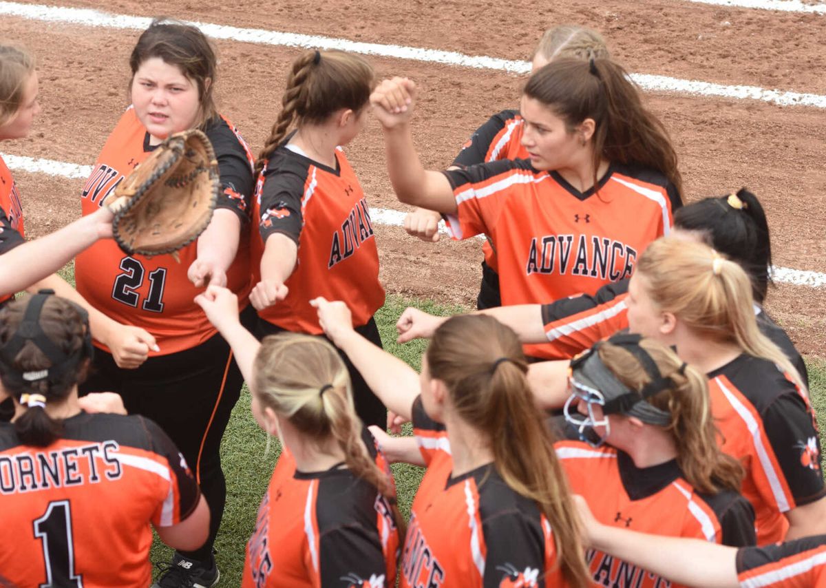 Advance keeps busy as rain plays havoc with state softball schedule