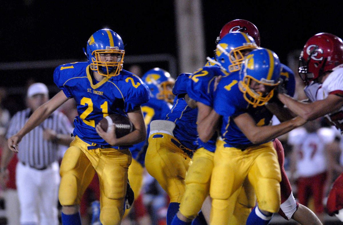 St. Vincent vs. Crystal City football