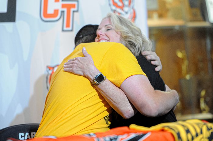 Cape Central's McNew signs to Three Rivers baseball