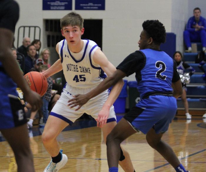 Notre Dame holds off Charleston rally for sixth straight win, 60-56