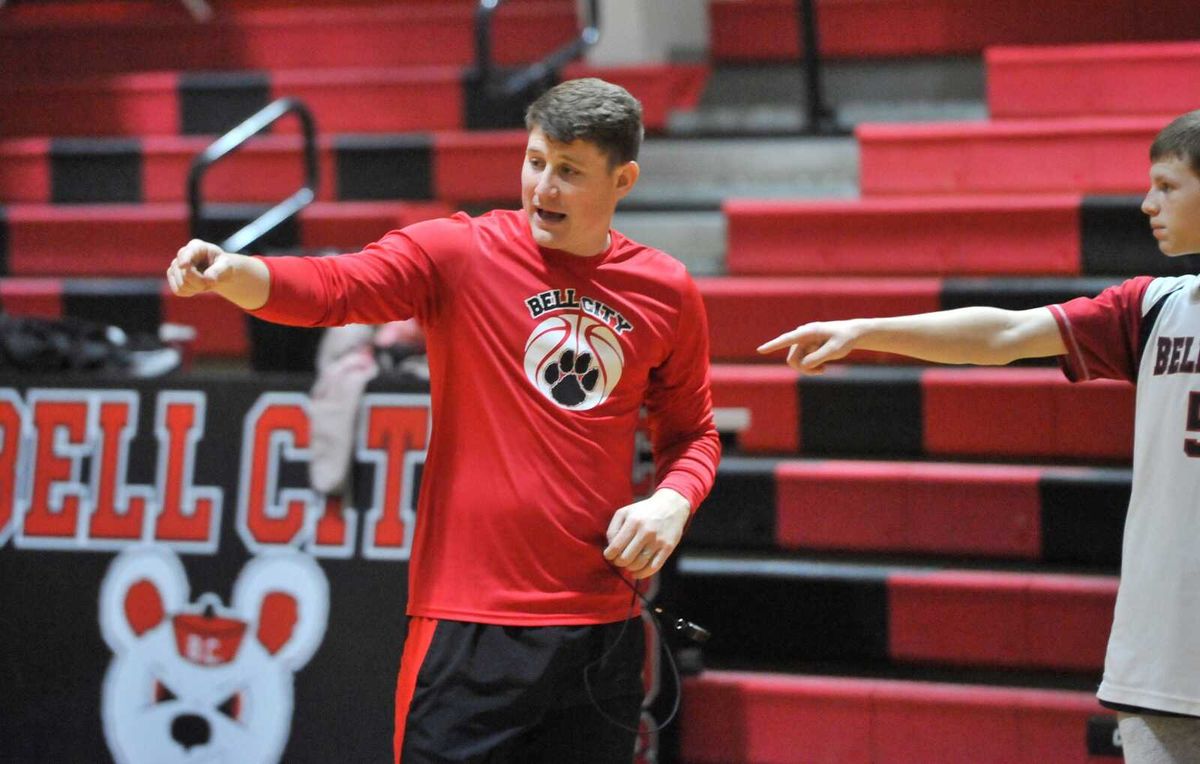 Bell City basketball practice