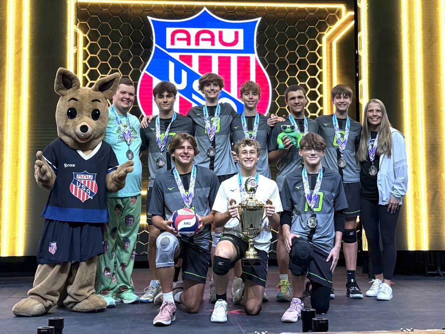 Local 16U boys volleyball team places 2nd at AAU Junior National Champ...