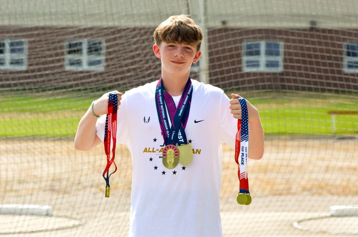 Jackson middle schooler Colsen Colbert becomes 2-time Junior Olympic t...