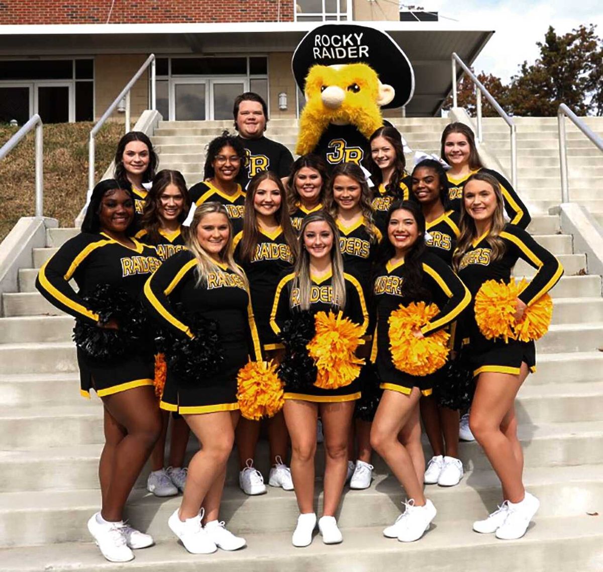 TRC Cheer Team gives their all for Raiders cause