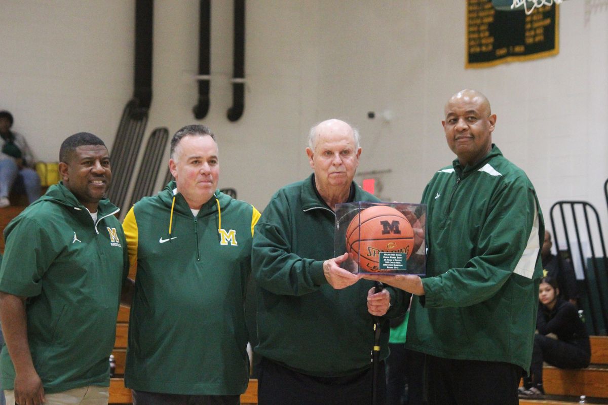 Randy Scott honored at Malden's homecoming