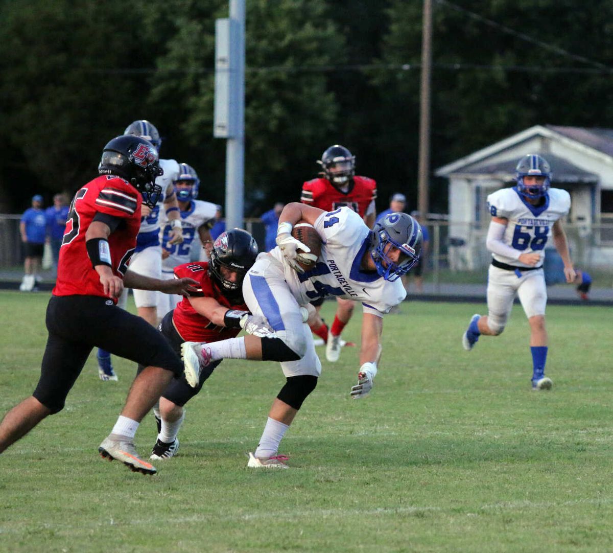Portageville football drawing inspiration from "Nature Boy" Ric Flair