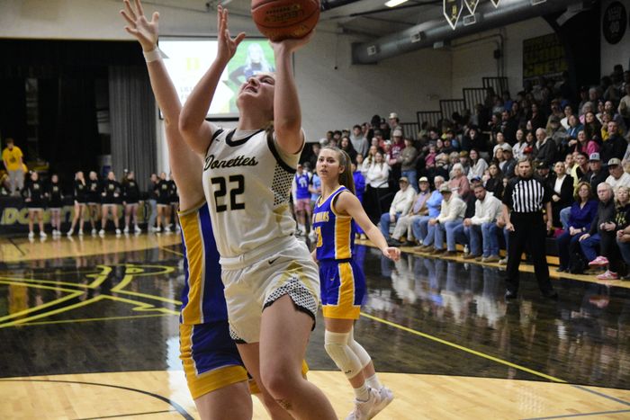 Donettes defense takes out St. Vincent 54-27